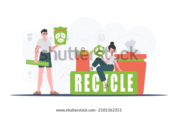 Ecology Green Planet Concept Green Processing Stock Vector (Royalty ...