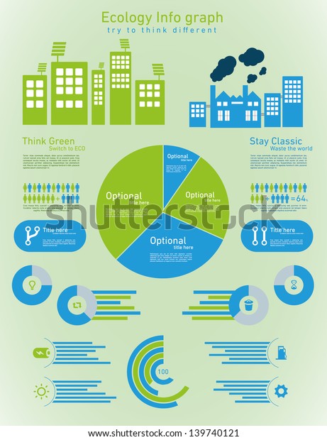 Ecology Info Chart Stock Vector (Royalty Free) 139740121 | Shutterstock