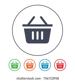 Ecommerce Basket Icon Stock Vector (Royalty Free) 756723958 | Shutterstock