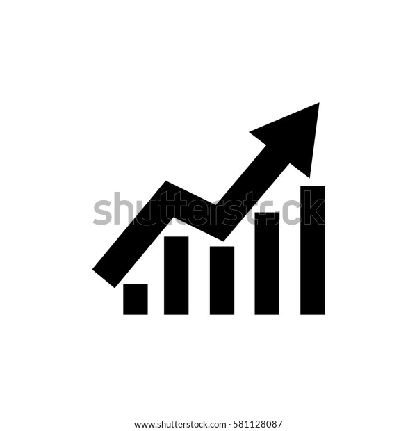 Economic Arrow Icon Vector Illustration Stock Vector (Royalty Free ...