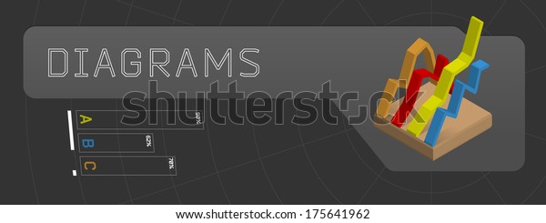 Economic Diagram Stock Vector (Royalty Free) 175641962 | Shutterstock