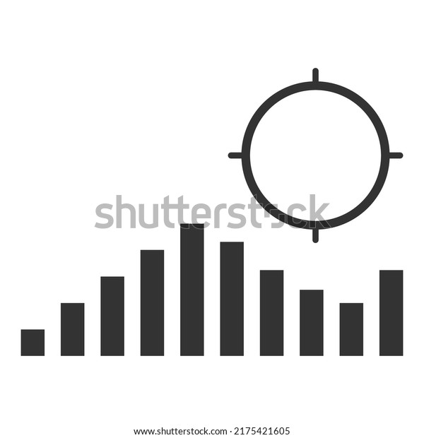 Economic Growth On White Background Vector Stock Vector (Royalty Free ...