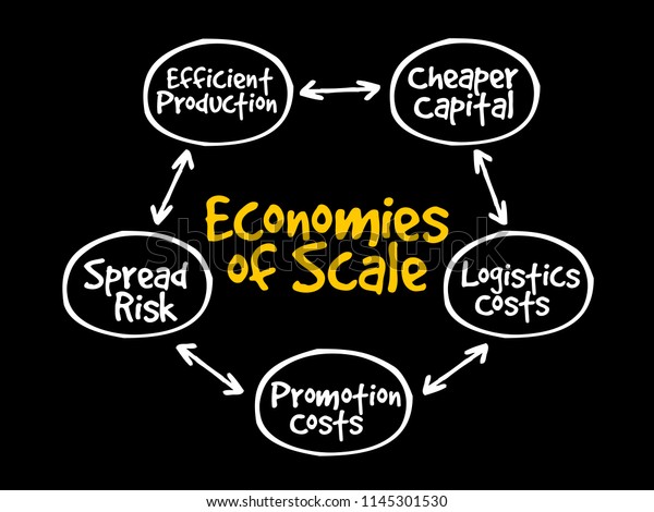 Economies Scale Mind Map Flowchart Business Stock Vector (Royalty Free ...