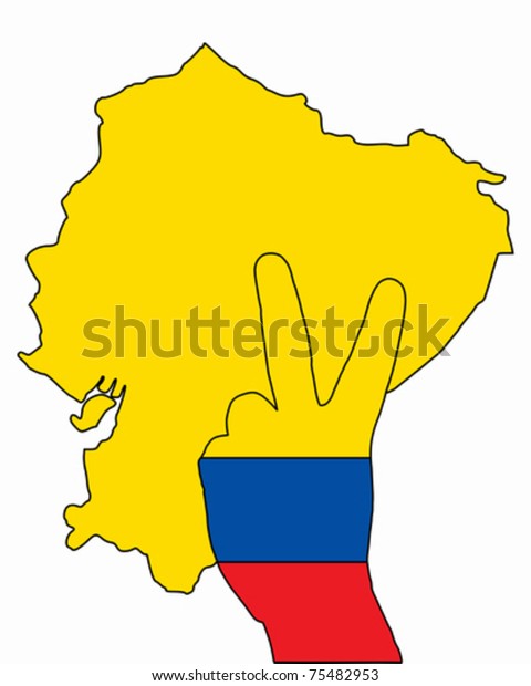 Ecuador Hand Signal Stock Vector (Royalty Free) 75482953 | Shutterstock