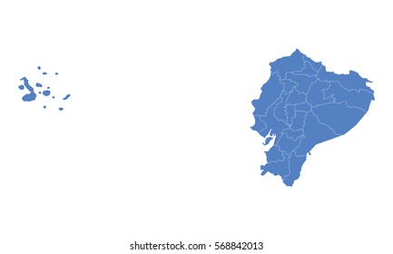Vector Map Set Vector Ecuador Maps Stock Vector (Royalty Free) 653914675