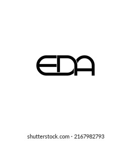 Eda Letter Original Monogram Logo Design Stock Vector (Royalty Free ...