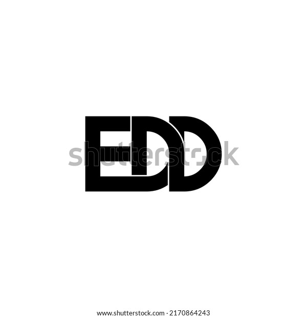 Edd Letter Original Monogram Logo Design: เวกเตอร์สต็อก (ปลอดค่า ...