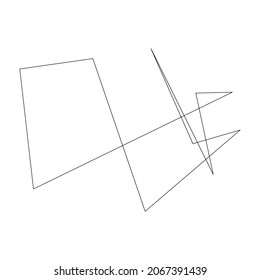 Edgy Ruptured Shatter Splinter Shape Design Stock Vector (Royalty Free ...