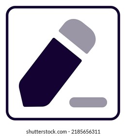 Edit Icon White Background Edit Icon Stock Vector (Royalty Free ...