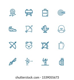 Editable 16 Hunter Icons Web Mobile Stock Vector (Royalty Free ...