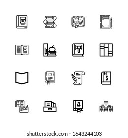 Editable 16 Novel Icons Web Mobile Stock Vector (Royalty Free ...