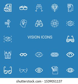 Editable 22 Vision Icons Web Mobile Stock Vector (Royalty Free ...