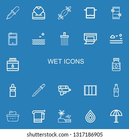 Editable 22 Wet Icons Web Mobile Stock Vector (Royalty Free) 1317186905 ...