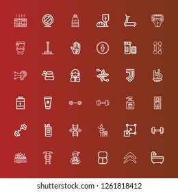 Editable 36 Body Icons Web Mobile Stock Vector (Royalty Free ...