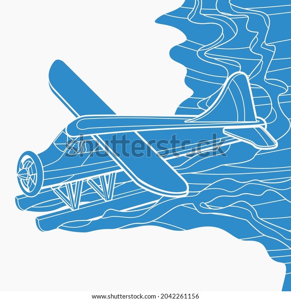 Editable Aerial Threequarter Oblique Front View Stock Vector (Royalty ...