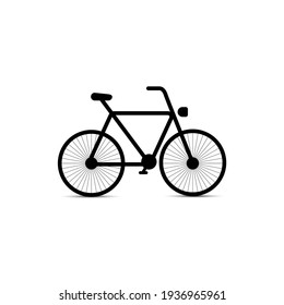 Editable Bicycle Vector Illustration On White Stock Vector (Royalty ...