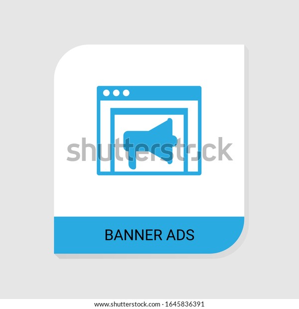 Editable Filled Banner Ads Icon Social: เวกเตอร์สต็อก (ปลอดค่าลิขสิทธิ์ ...