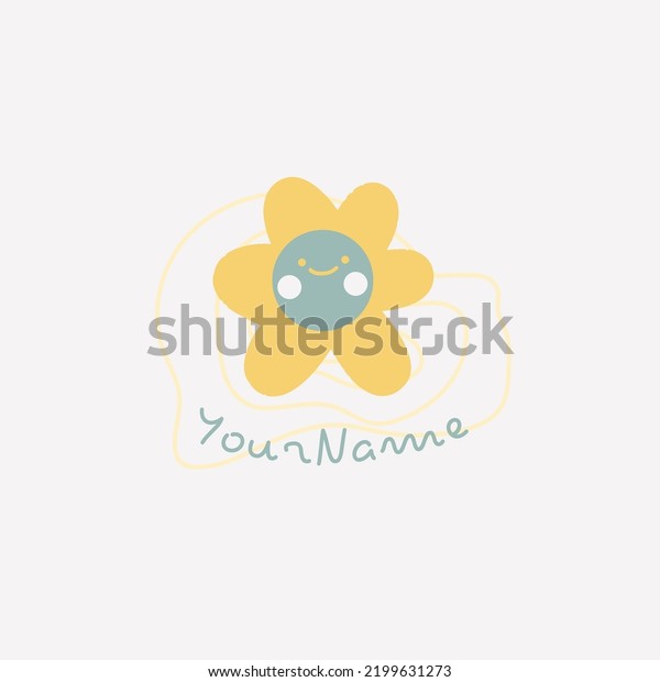Editable Illustrated Kids Learning Center Logo Stock Vector (Royalty ...