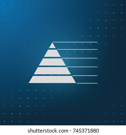 Editable Infographic Template Stacked Pyramid Chart: vector de stock ...