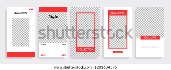 Editable Minimal Red Color Banner Template Stock Vector (Royalty Free ...
