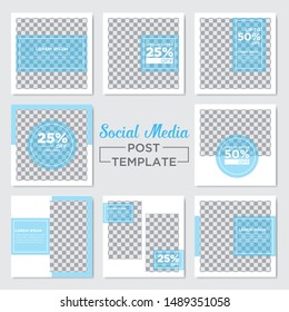 Social Media Instagram Ig Post Template Stock Vector (Royalty Free ...