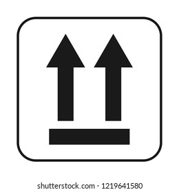 Editable Upside Cardboard Package Sign Vector: เวกเตอร์สต็อก (ปลอดค่า ...