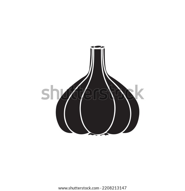 Editable Vector Illustration Garlic Graphic Design Stock Vector ...