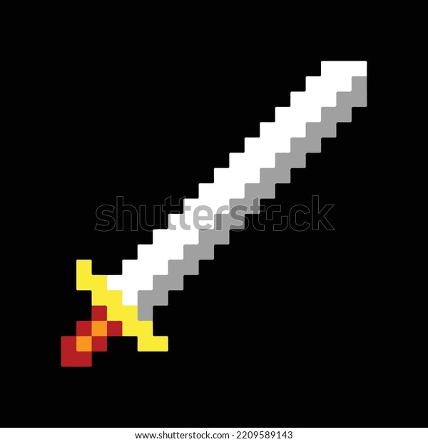 Editable Vector Illustration Long Sword Good Stock Vector (Royalty Free ...