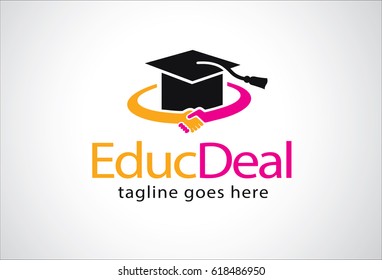 Graduation Cap Digital Academy Vector Design: เวกเตอร์สต็อก (ปลอดค่า ...