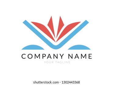Education Book Book Store Vector Logo Stock Vector (Royalty Free ...