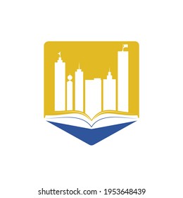 Education Building Logo Design Vector Book Stock Vector (Royalty Free ...