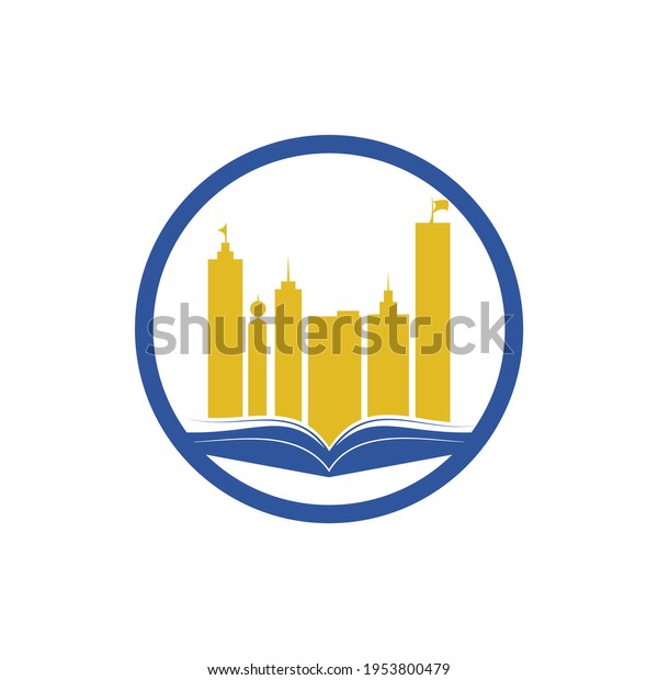 Education Building Logo Design Vector Book Stock Vector (Royalty Free ...