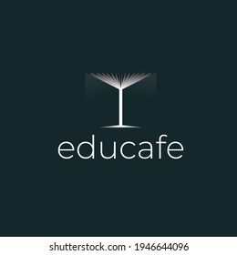 Education Cafe Logo Open Book Concept Stock Vector (Royalty Free ...