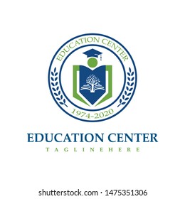 Education Center Logo Education Point Stock Vector (Royalty Free ...
