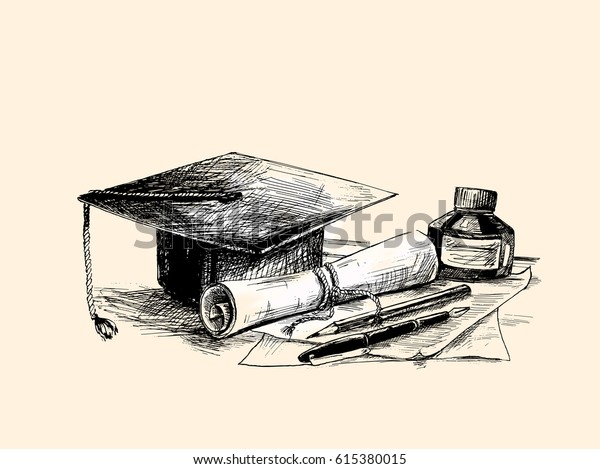 Education Concept Hand Drawn Sketch Vector Stock Vector (Royalty Free ...