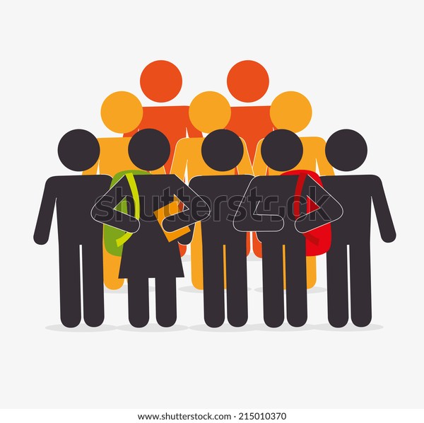 Education Design Over White Background Vector: เวกเตอร์สต็อก (ปลอดค่า ...