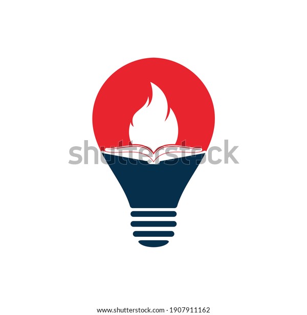 Education Fire Vector Logo Design Education Stock Vector (Royalty Free ...