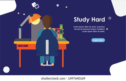 Education Flat Design Easy Use Vector Stock Vector (Royalty Free ...