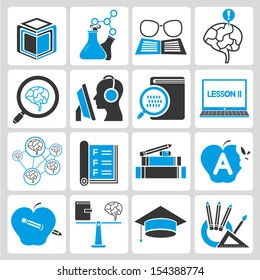255,901 Blue education icon Images, Stock Photos & Vectors | Shutterstock