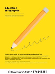 Education Infographic Poster Concept Stock Vector (Royalty Free ...