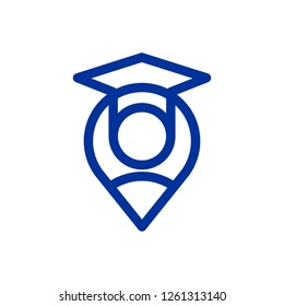 Education Location Vector Stock Vector (Royalty Free) 1261313140 ...