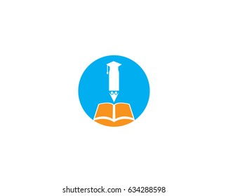 Pen Logo Template Vector Illustration Stock Vector (Royalty Free ...