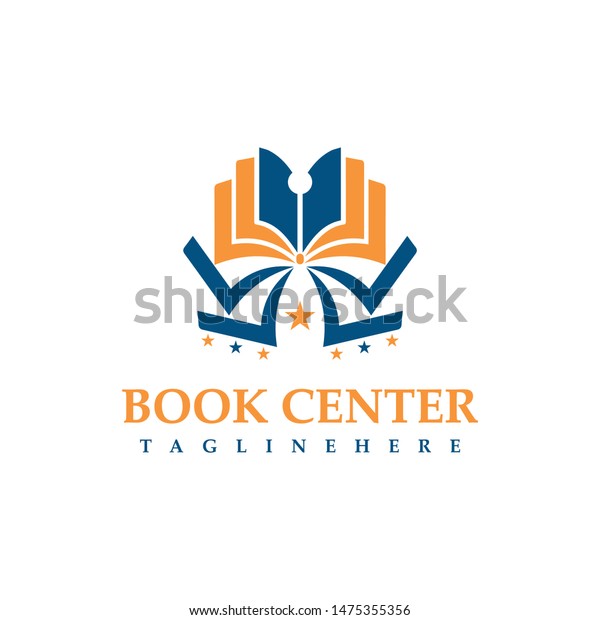 Education Logo Book Center Logo Stock Vector (Royalty Free) 1475355356 ...