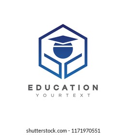 Letter Education Logo Design Vector Stock Vector (Royalty Free) 1706576041