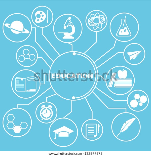Education Network Education Info Graphics Stock Vector (Royalty Free ...