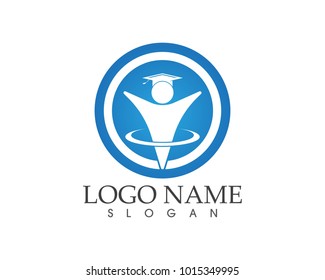 Education People Logo Design Stock Vector (Royalty Free) 1015349995 ...