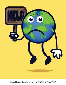 Education Please Save Earth Stock Vector (Royalty Free) 1988016254 ...