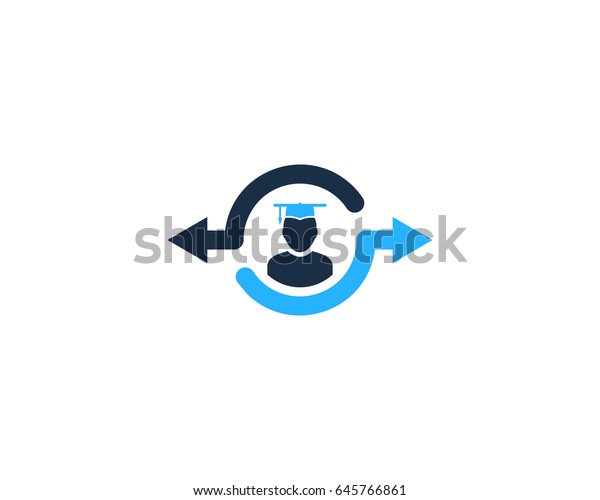 Education Sharing Icon Logo Design Element Stock Vector (Royalty Free ...