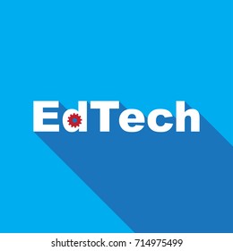 Education Technology Edtech Text Mechanic Gear Stock Vector (Royalty ...