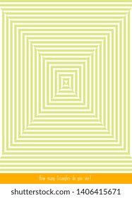 Educational Children Game Optical Illusions Find Stock Vector (Royalty ...